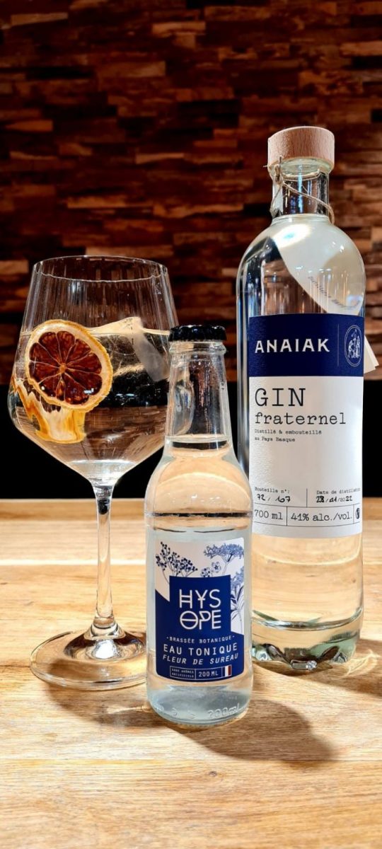 Anaiak, Gin de la baie de Saint-Jean-de-Luz - Les Vins de Vincent